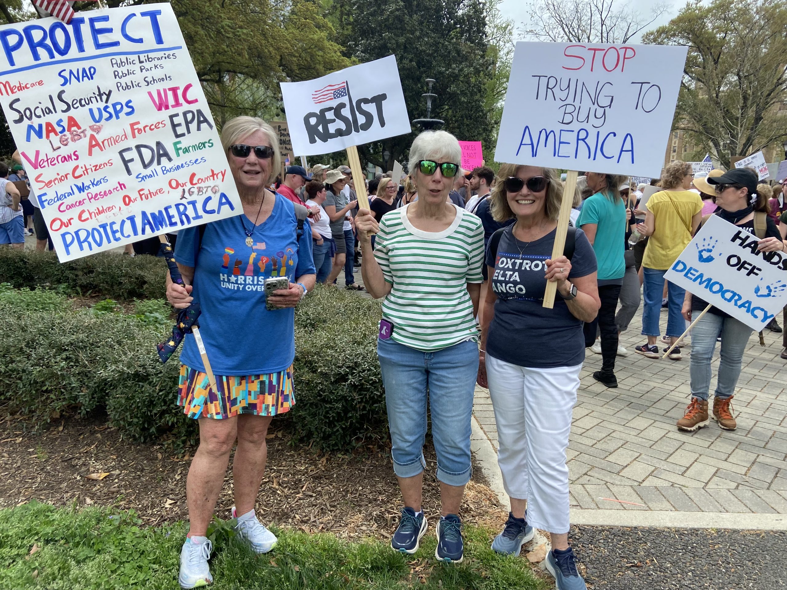 Hands Off Protest in Richmond, VA